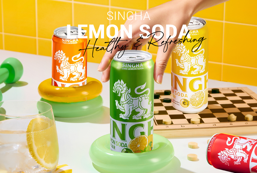 SINGHA LEMON SODA